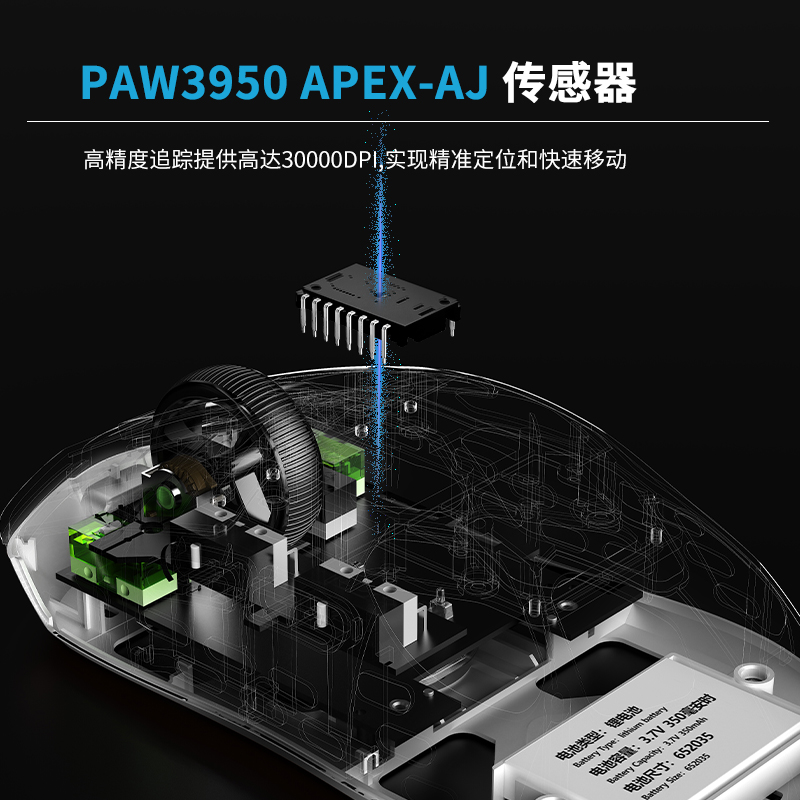 AM3 PAW3950 APEX铝镁合金三模游戏鼠标 - 我的网站